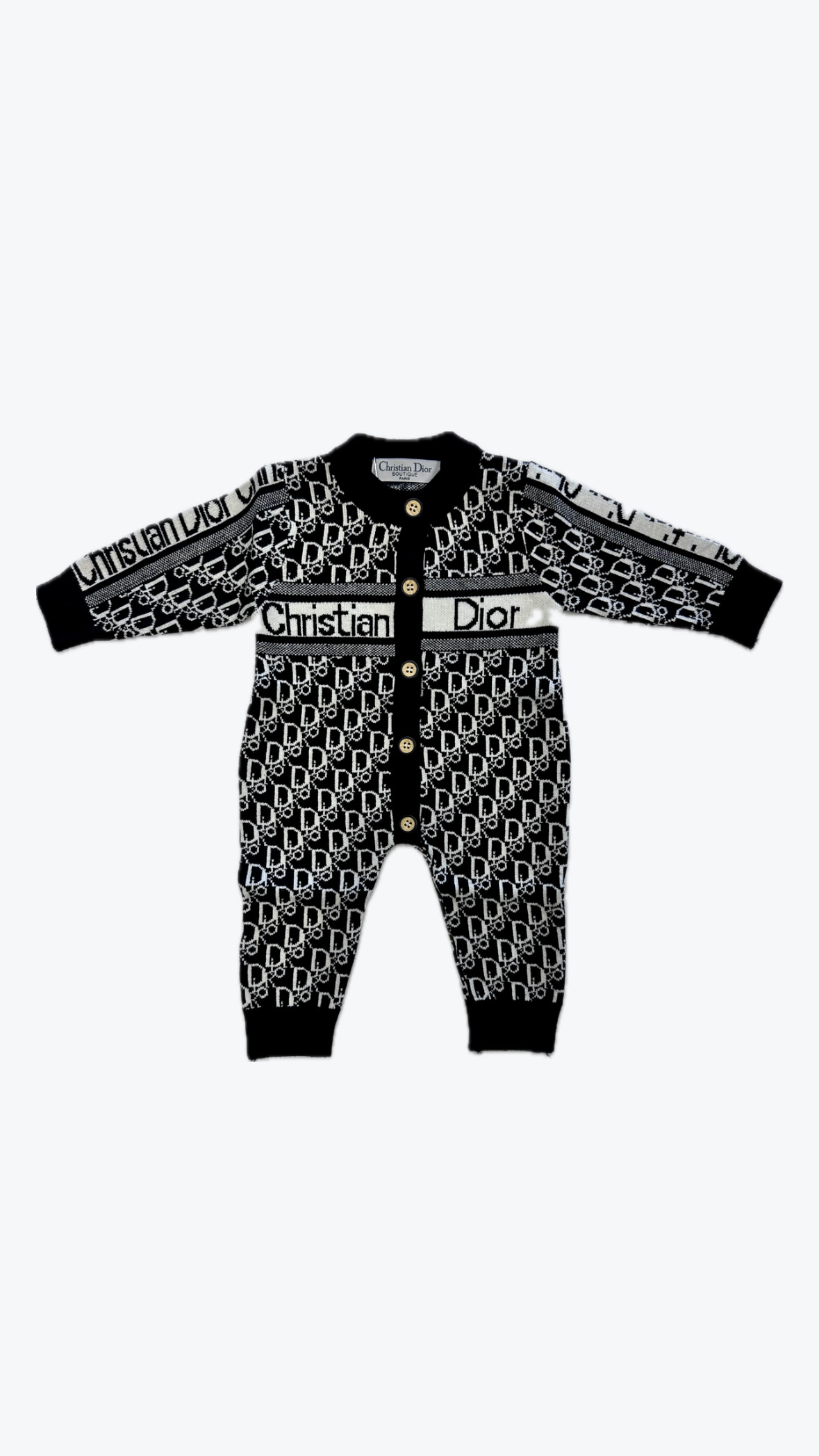 CD Baby Onesie B/W – Hookd Kids Boutique